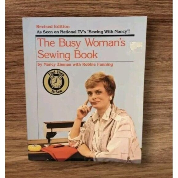 Other | 8s Busy Womans Sewing Book Nancy Zieman Patterns Guide Home Ec ...